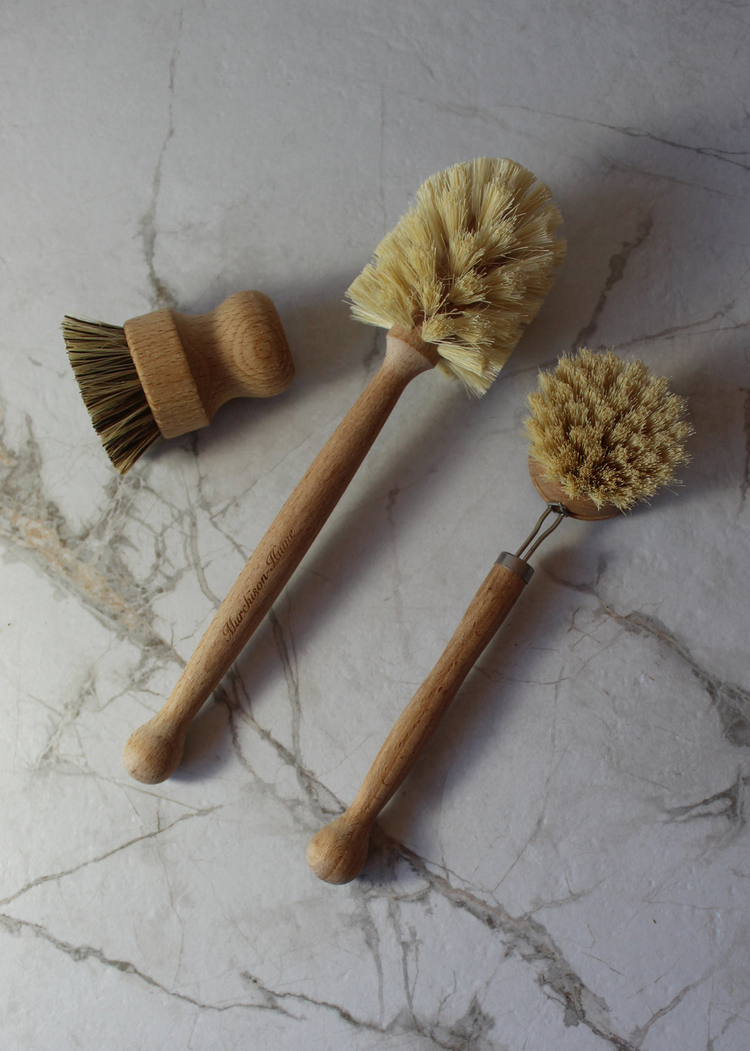 Kitchen Dish Brush Set | Bundle of Biodegradable Dish Brush, Pot Brush ...